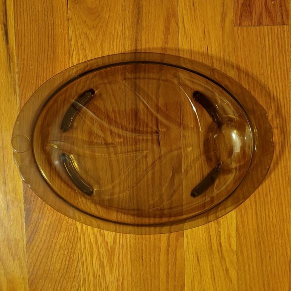 Pyrex | Dining | Vintage Pyrex Tree Of Life Brown Meat Platter With ...
